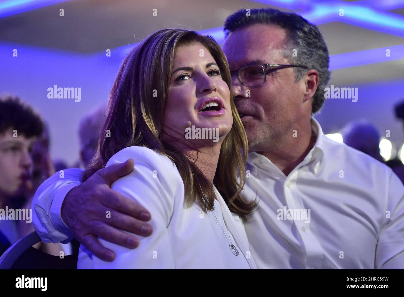 Conservative interim leader Rona Ambrose, left, and partner J.P. Veitch ...