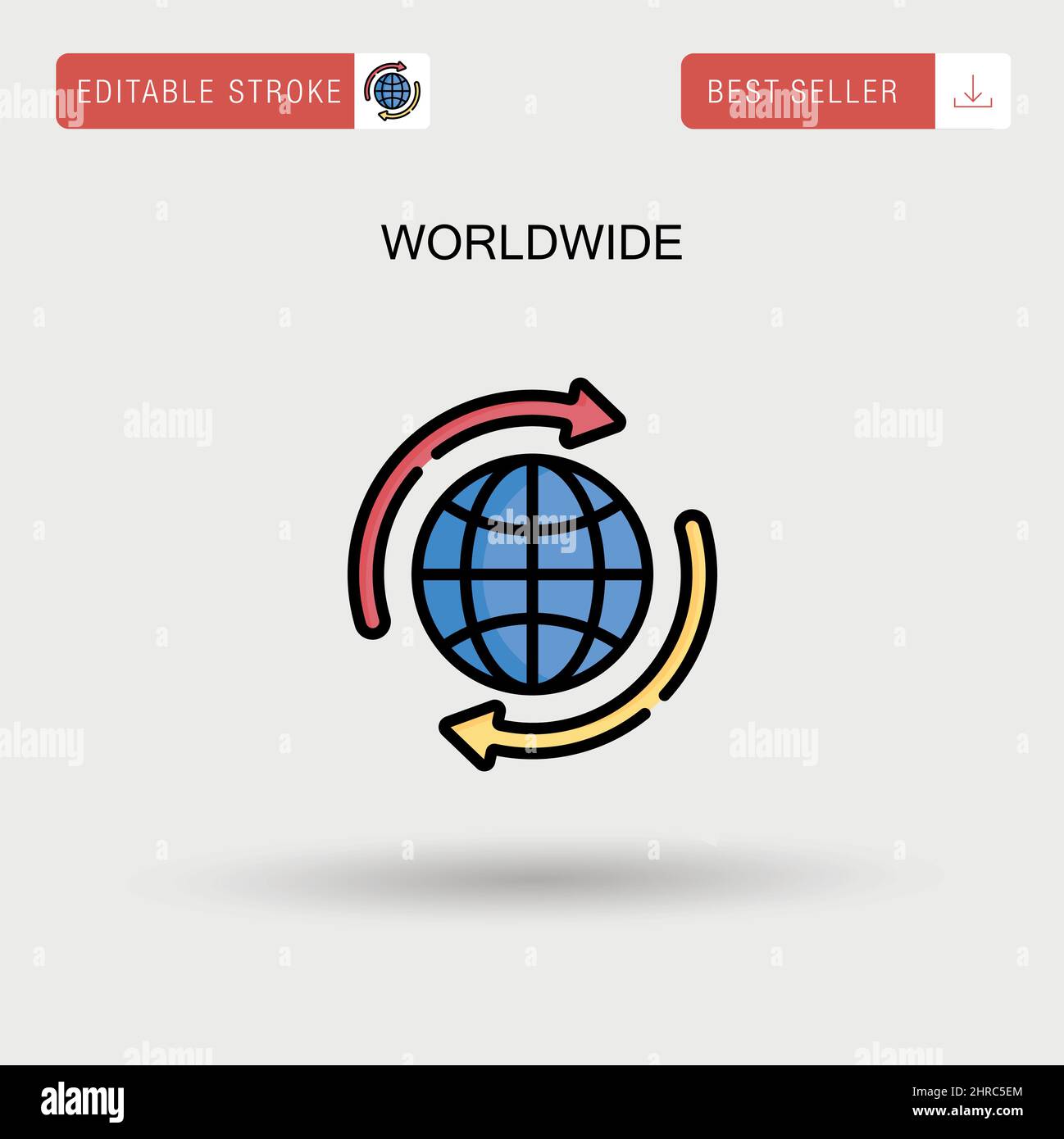 Worldwide connection blue background Stock Vector Images - Alamy