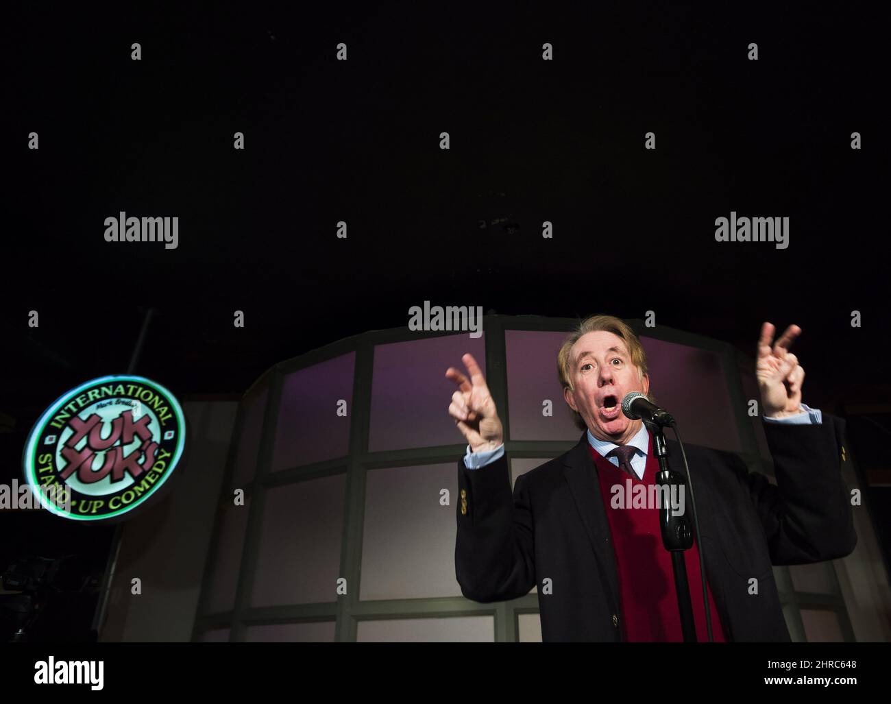 Yuk Yuk's founder and comedian Mark Breslin poses for a photo at the ...