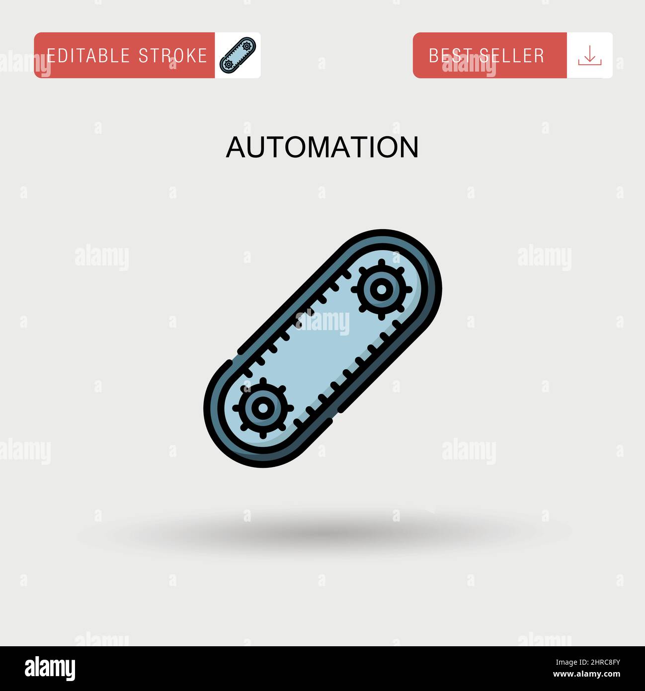 Automation Simple vector icon Stock Vector Image & Art - Alamy