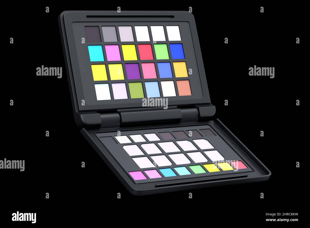 Rainbow color palette or colorchecker calibration passport for post ...