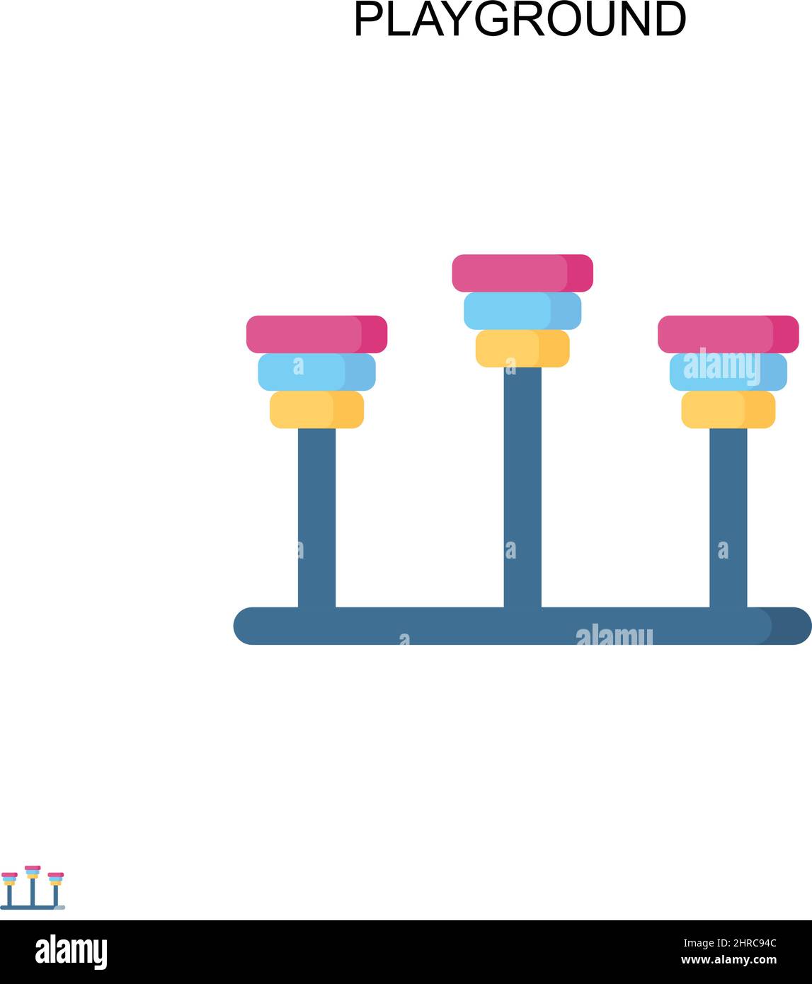 Children playing outdoors tree swing Stock Vector Images - Alamy
