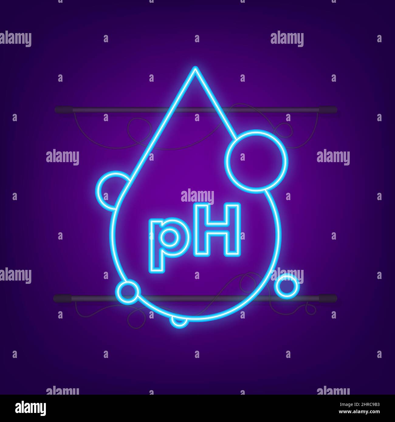 pH neutral balance badge, label. Neutral Ph Drop. Vector stock ...