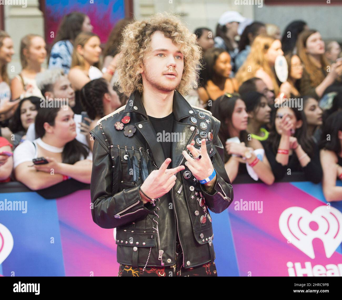 Francesco Yates arrives on the red carpet at the 2017 Much Music Video ...
