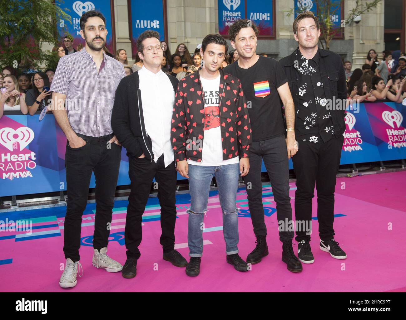 The Arkells arrive on the red carpet at the 2017 Much Music Video ...