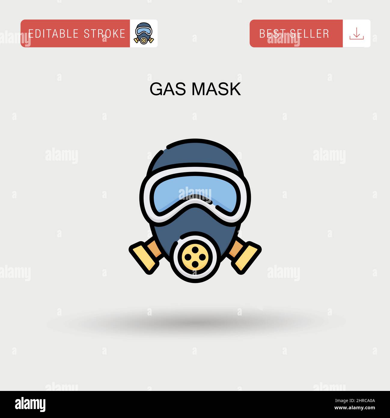 Army gas mask illustration Stock Vector Images - Alamy