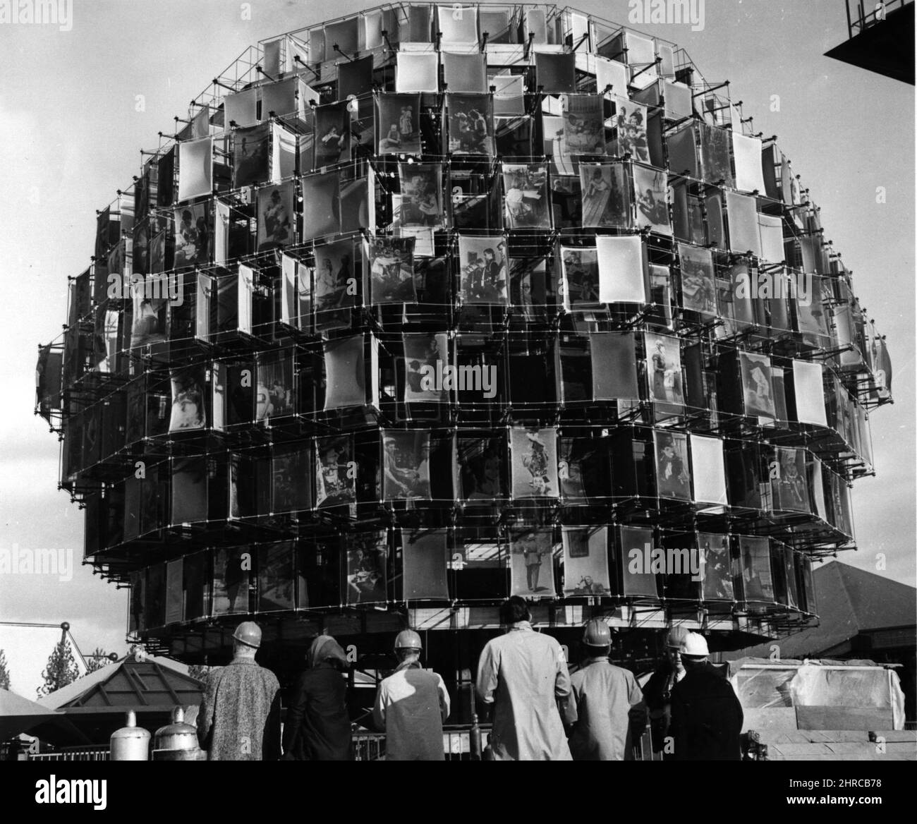 The People Tree stands 66 feet high at the entrance to the main exhibit ...