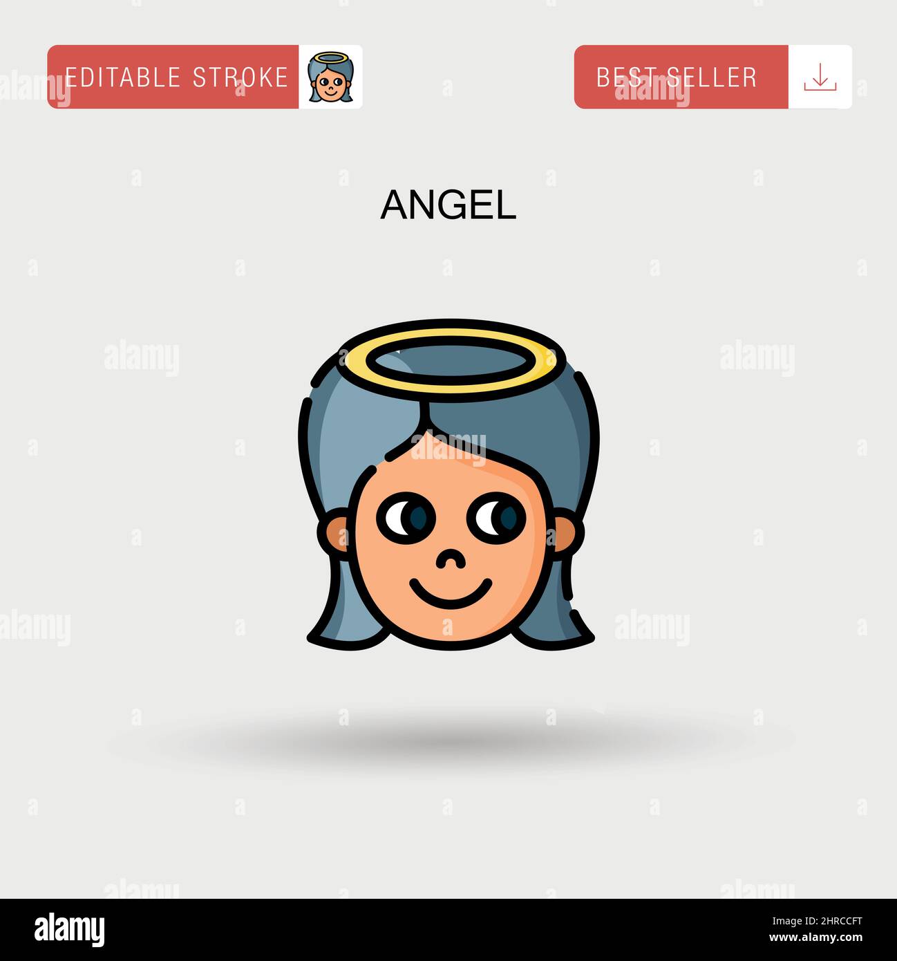 Angel symbol Stock Vector Images - Alamy