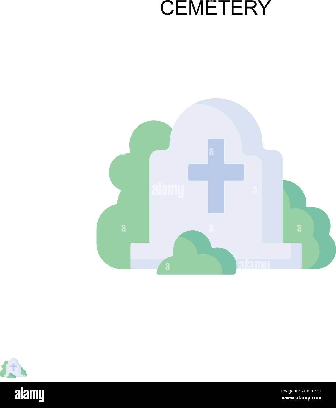 Beautiful old cemetery Stock Vector Images - Alamy