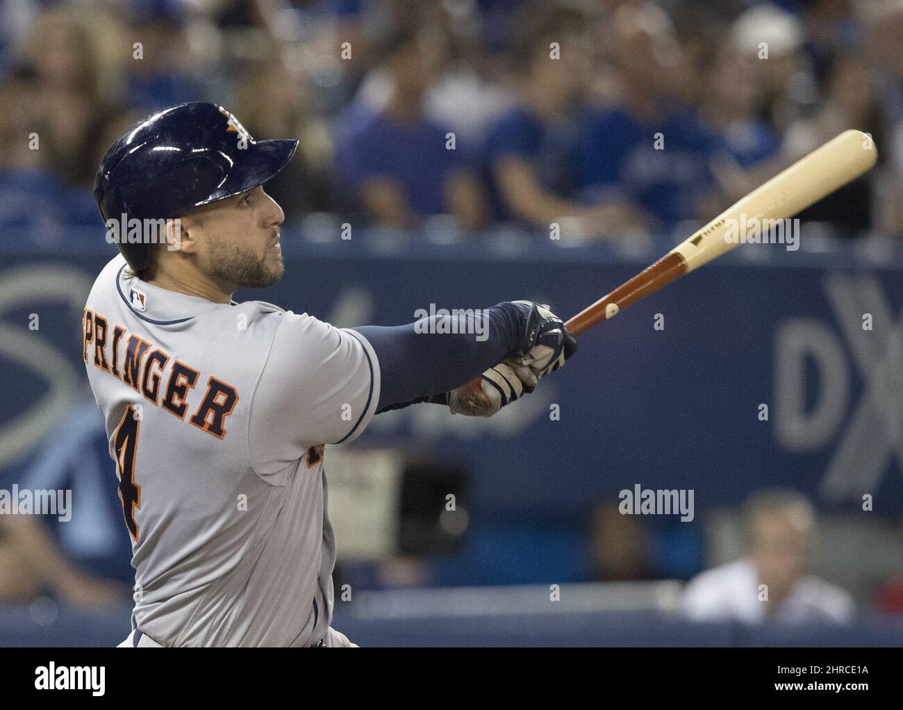 Houston Astros' George Springer hits his second home run of the game ...