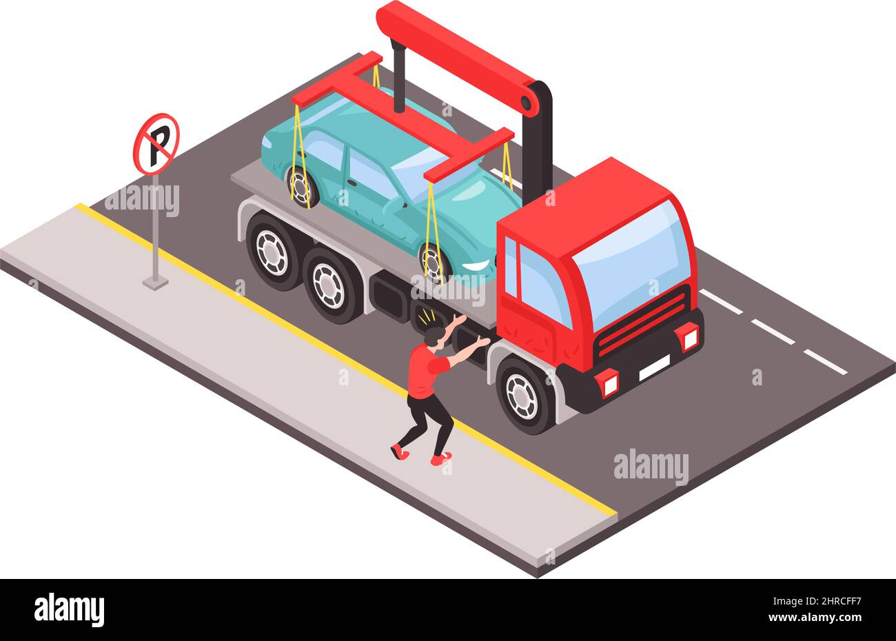 Parking violation vector vectors hi-res stock photography and images ...