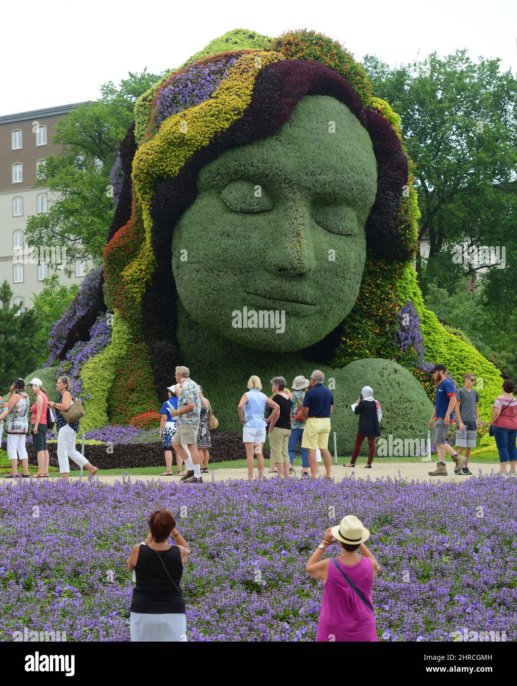 People visit the MosaiCanada 150 in Gatineau, Que., on Friday, July 21 ...