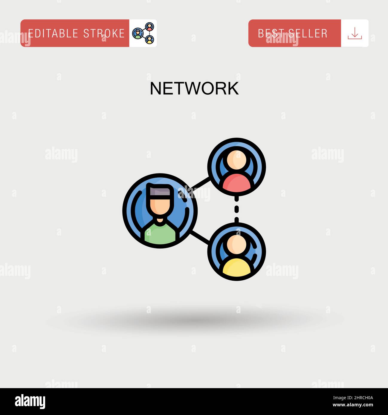 Network Simple vector icon Stock Vector Image & Art - Alamy