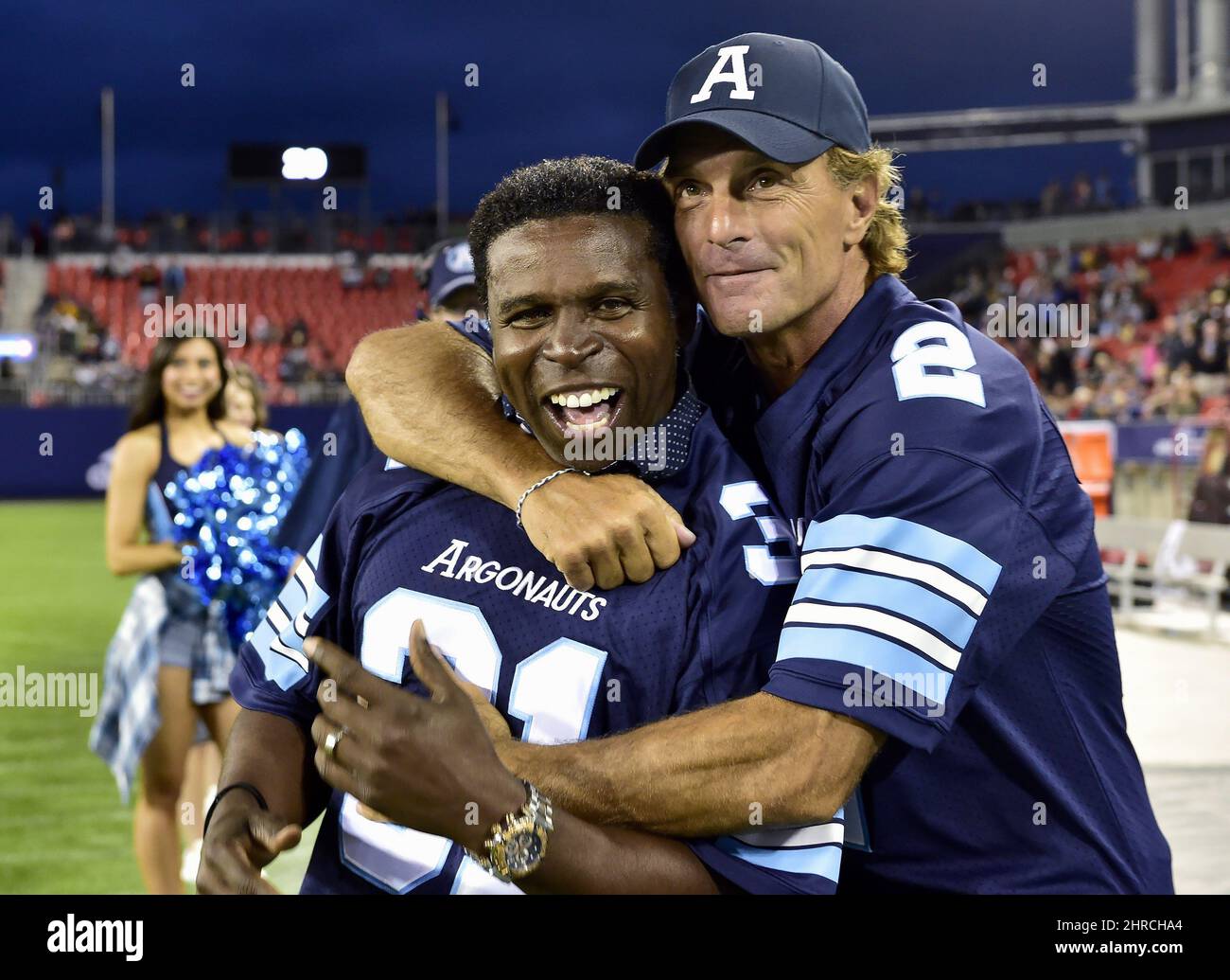 Former Toronto Argonauts players Mike "Pinball" Clemens, left, and Doug ...