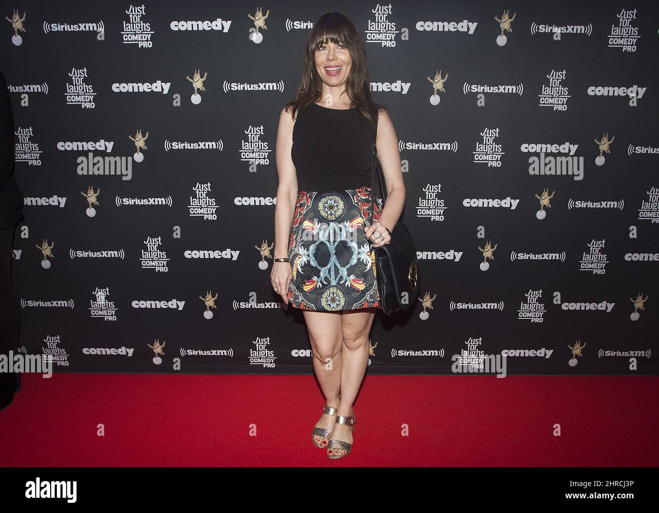 Comedian Natasha Leggero poses as she arrives for the Just for Laughs ...