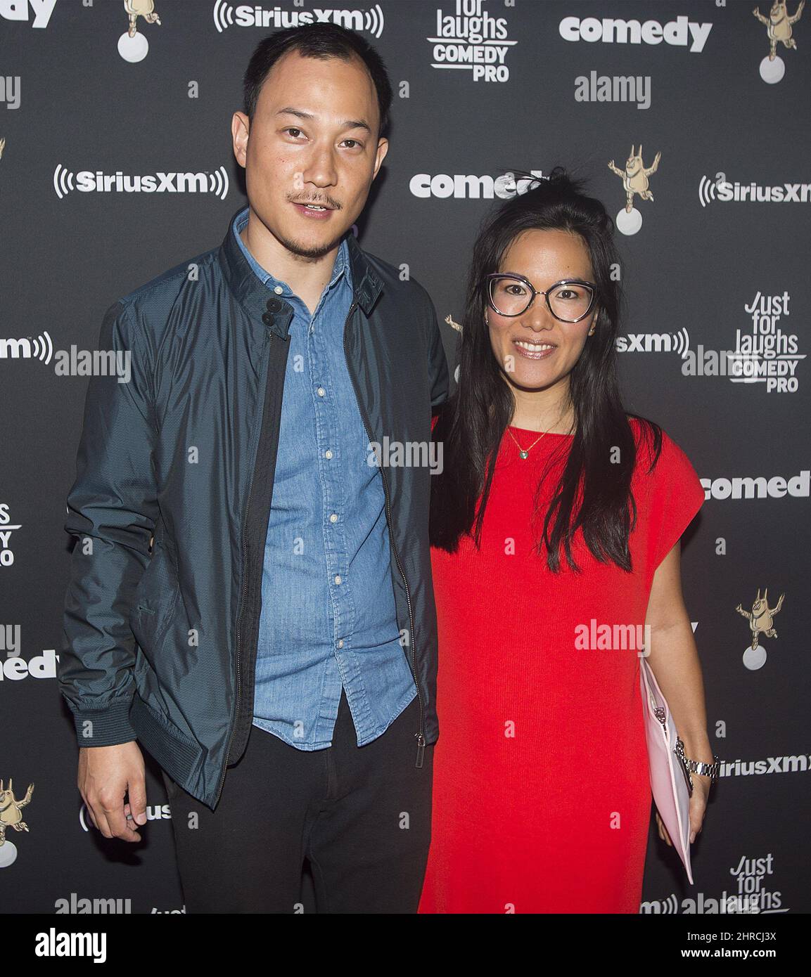 Comedian Ali Wong and husband Justin Hakuta pose as they arrive for the ...