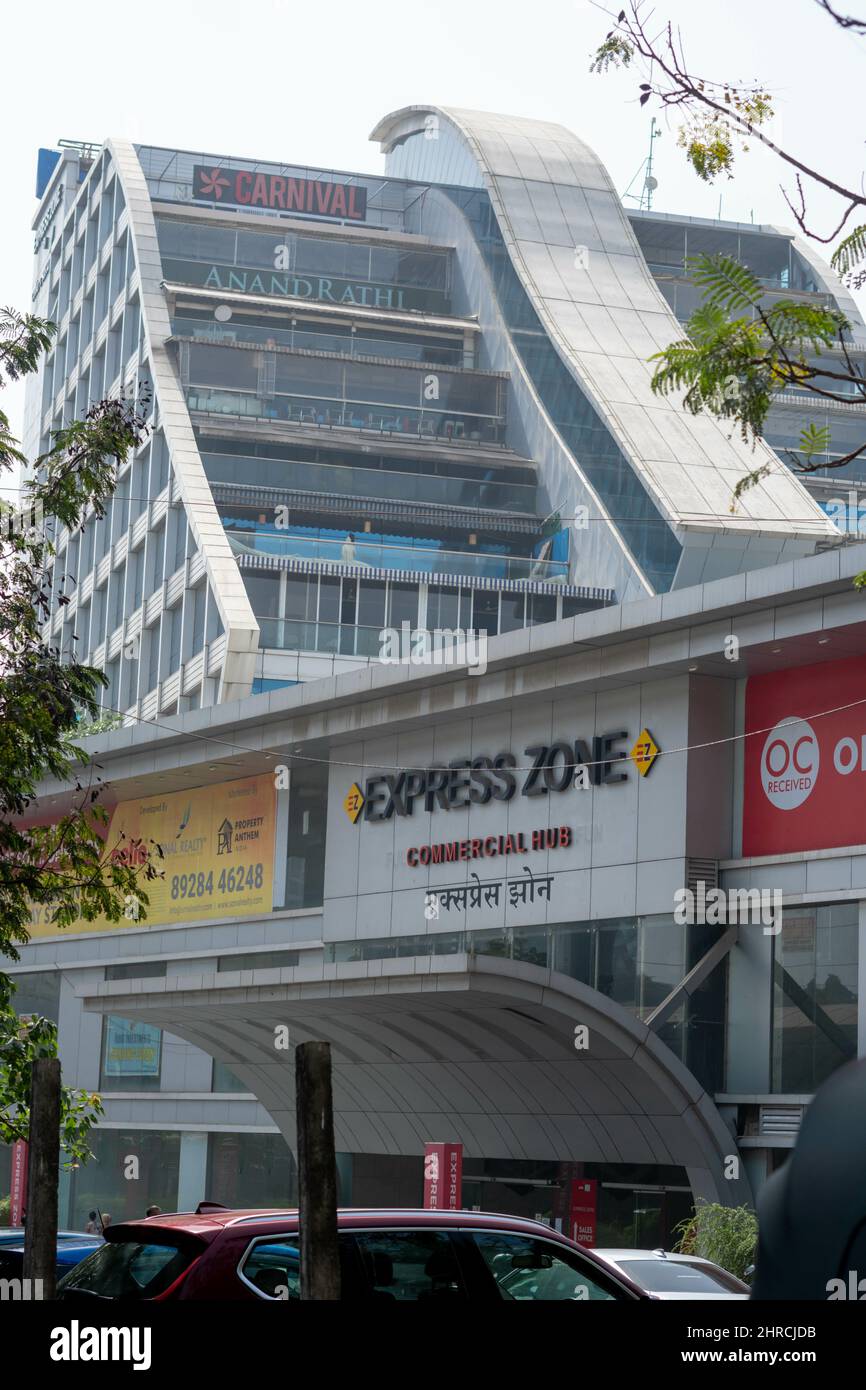 Express zone building in Malad East Mumbai, Maharashtra, India Stock Photo - Alamy