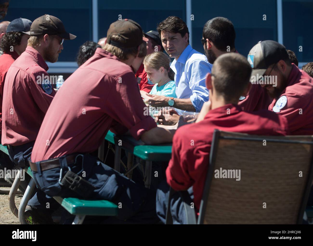 Prime Minister Justin Trudeau and his daughter Ella-Grace Trudeau have ...