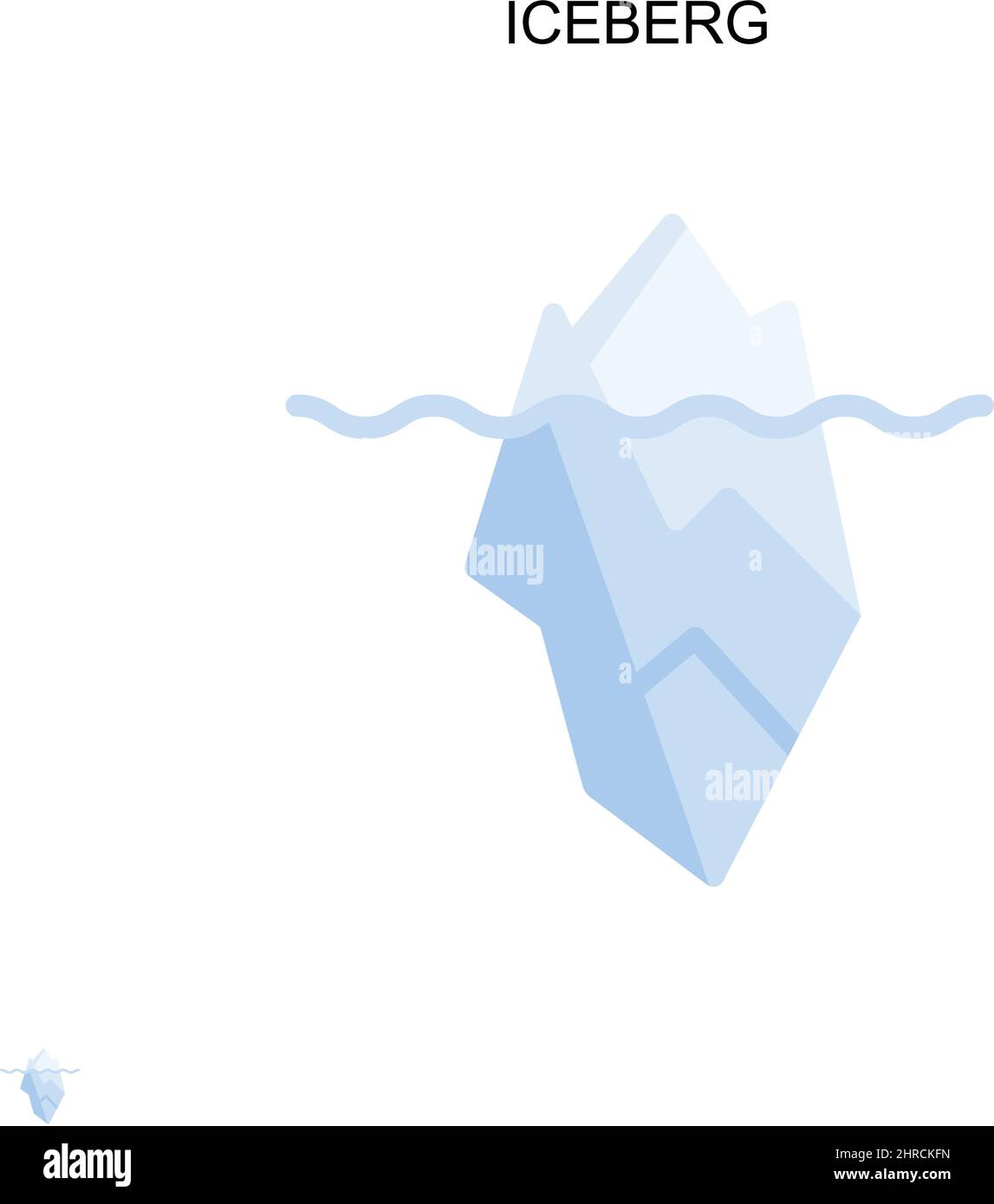 Melting ice berg Stock Vector Images - Alamy