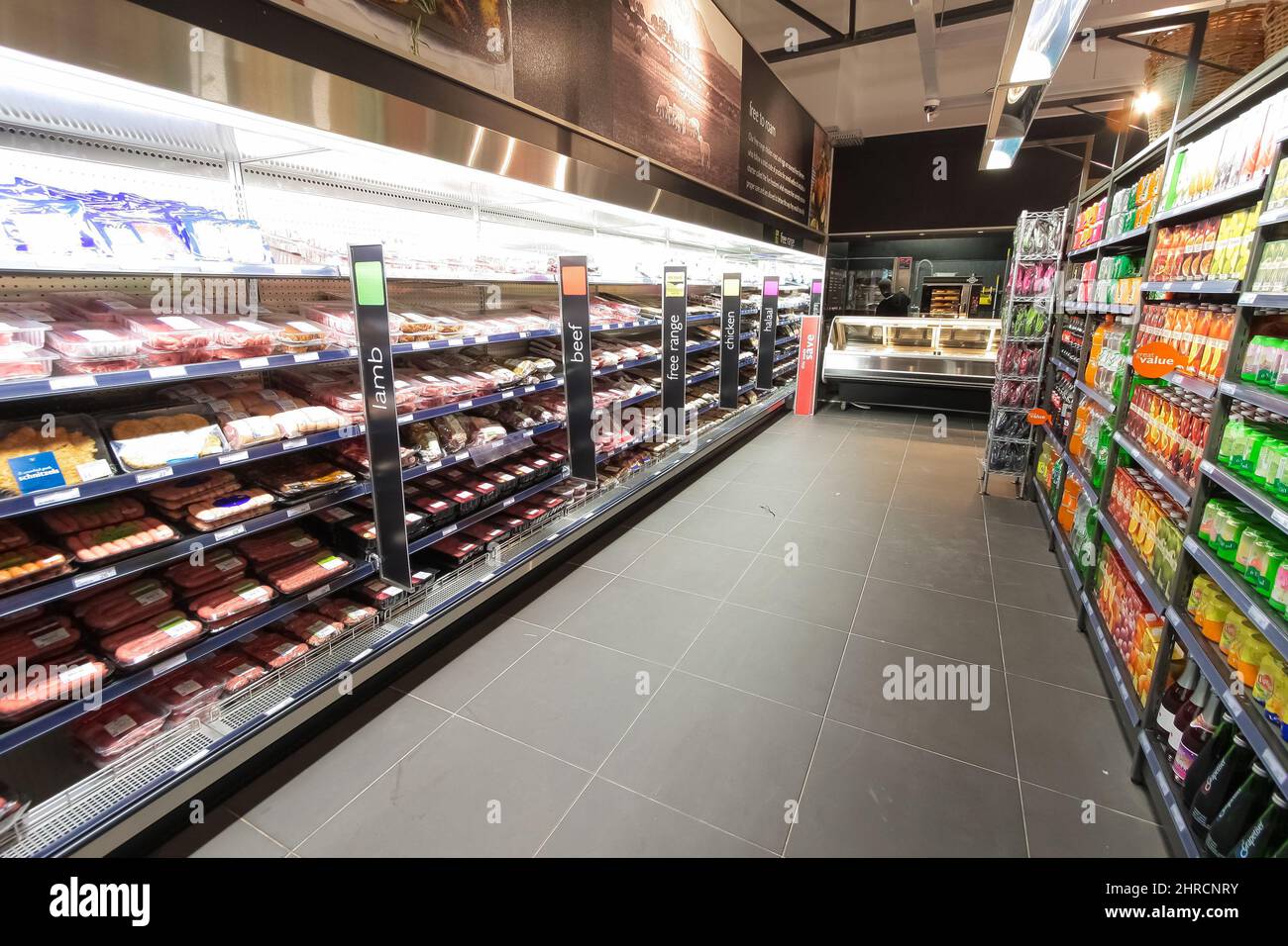 Closeup shot of an interior of Woolworths grocery store Stock Photo - Alamy