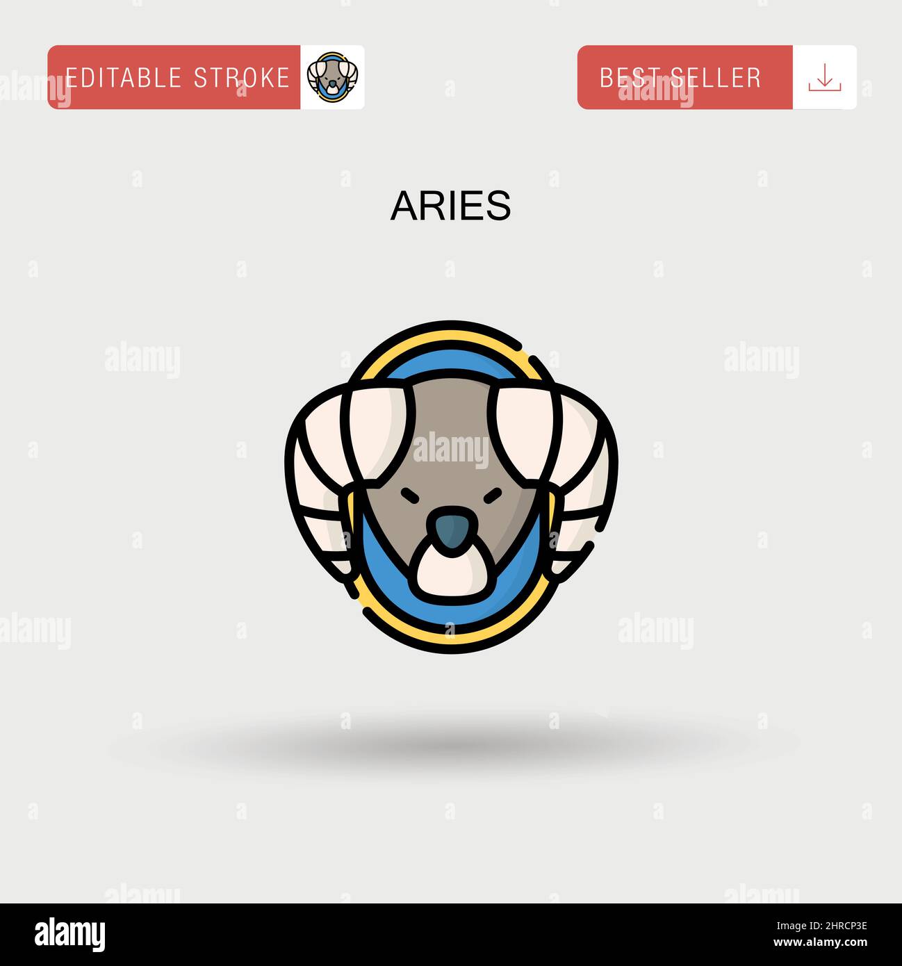 Aries logo hi-res stock photography and images - Alamy