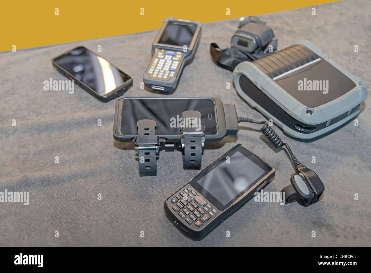 Ring Barcode Scanner Handheld Portable Computer Reader Smart Printer ...