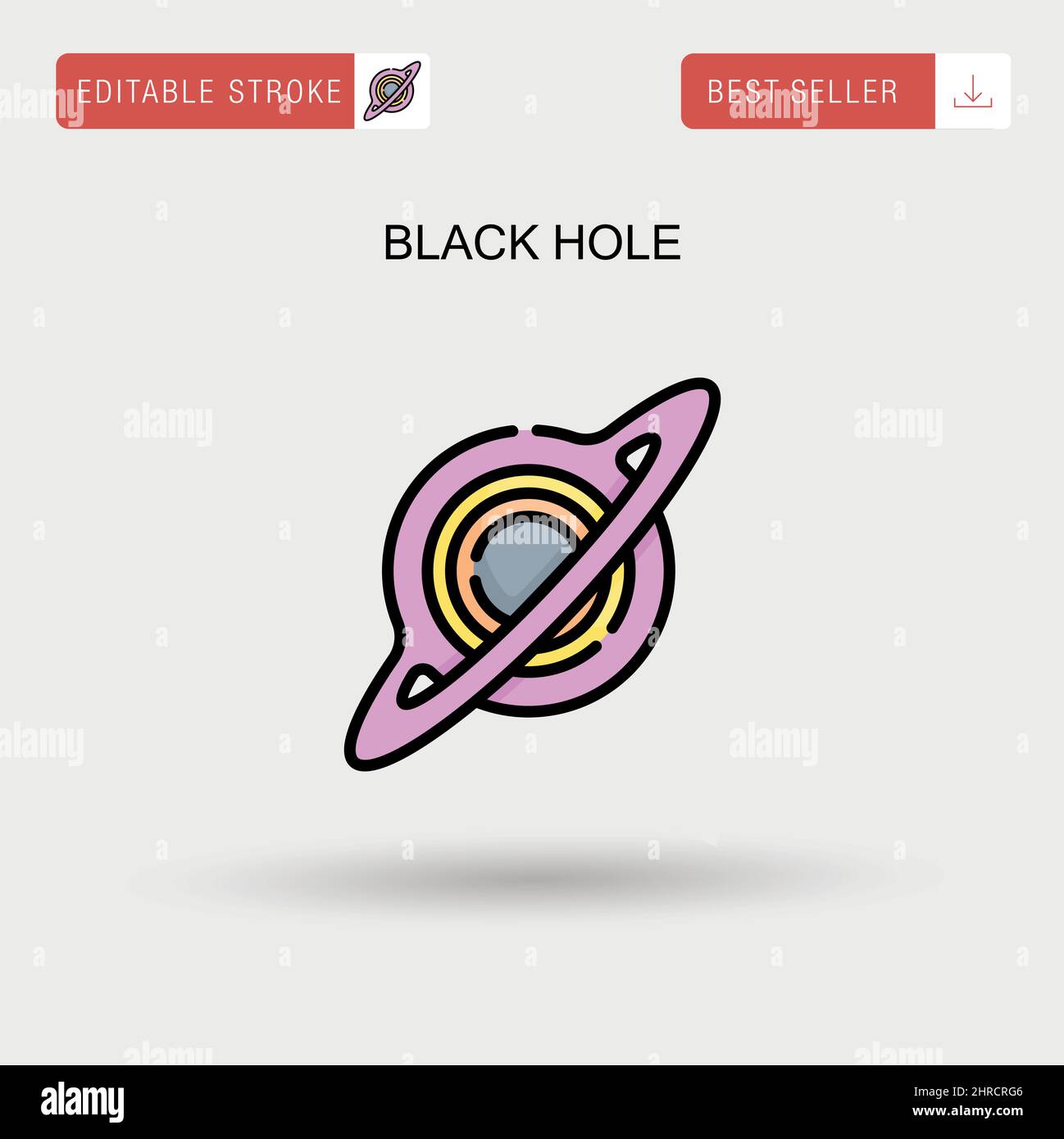 Singularity abstract black hole Stock Vector Images - Alamy
