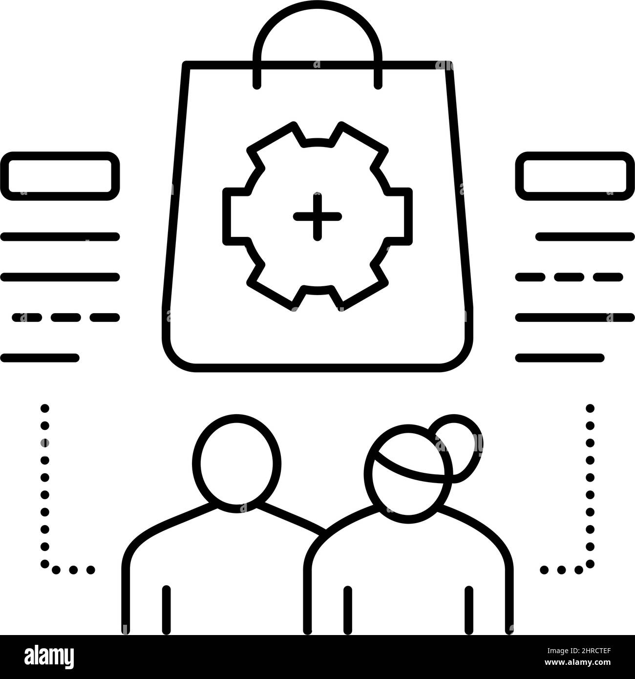 purchasing habits line icon vector illustration Stock Vector Image ... purchasing habits line icon vector illustration Stock Vector Image ...