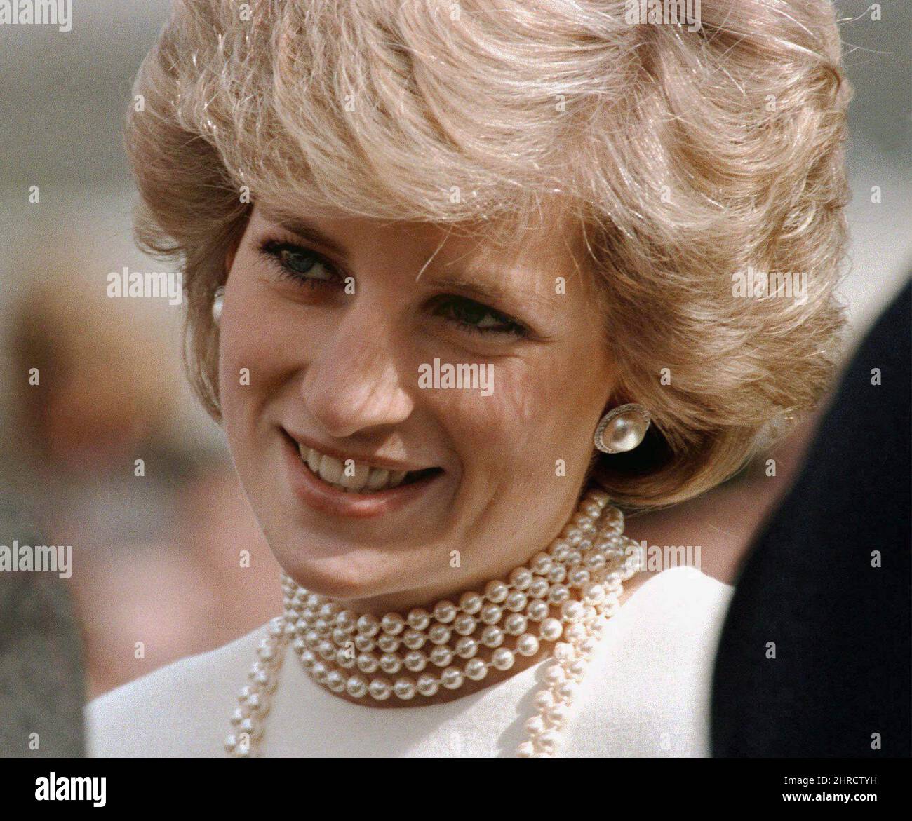 Diana, Princess of Wales smiles during a visit to Burnaby, B.C., May 6 ...