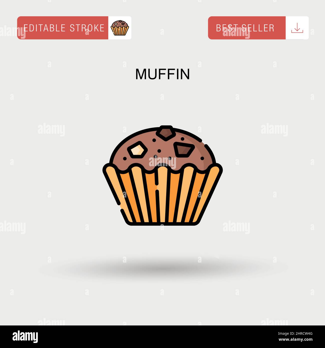 Sweet snack muffins Stock Vector Images - Alamy