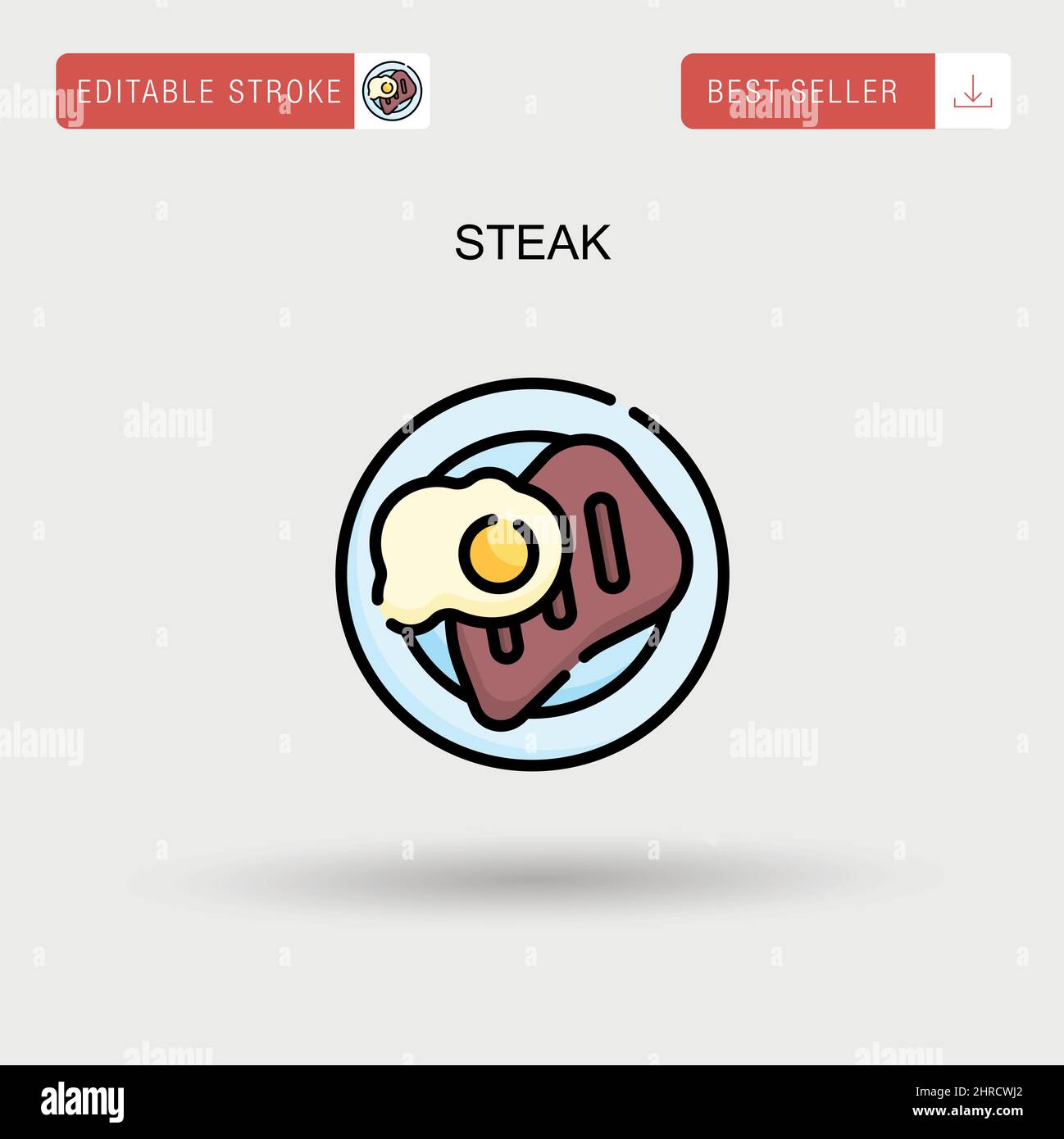 Steak Stock Vector Images - Alamy