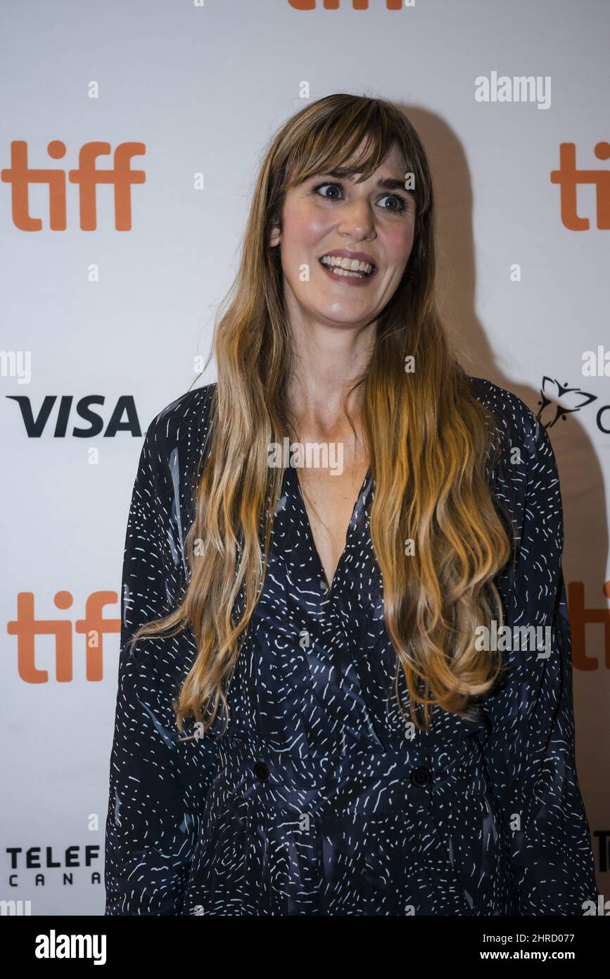 Director Lisa Langseth arrives ahead of the screening of "Euphoria ...