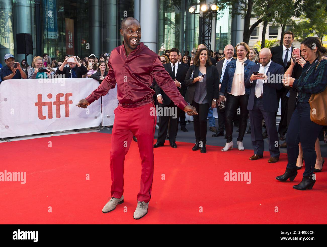 Actor Rob Morgan poses for photographs on the red carpet for the movie ...