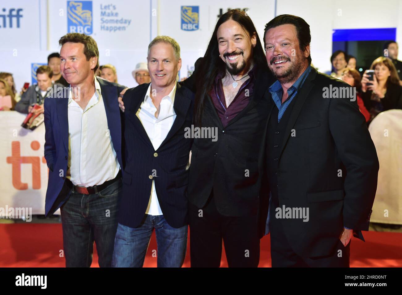 The Tragically Hip, from left, Gord Sinclair, Johnny Fay, Rob Baker and ...