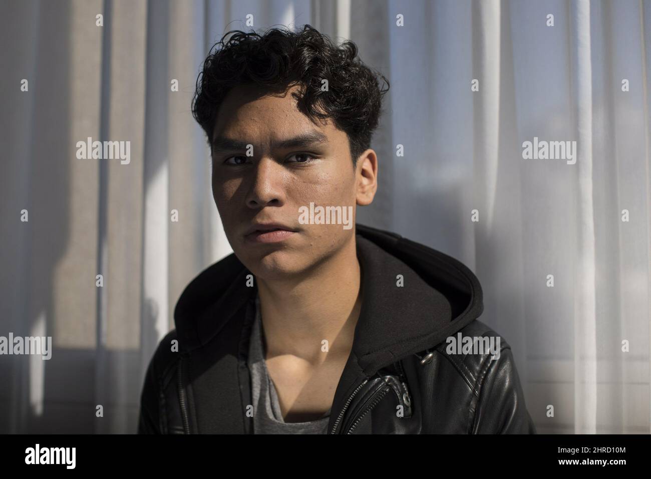 Actor Forrest Goodluck poses for a photo as he promotes the movie ...