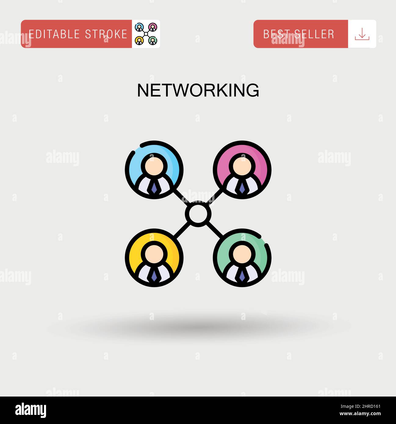 Networking Simple vector icon Stock Vector Image & Art - Alamy