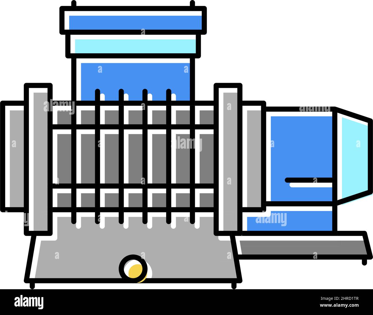 membrane compressor color icon vector illustration flat Stock Vector ...