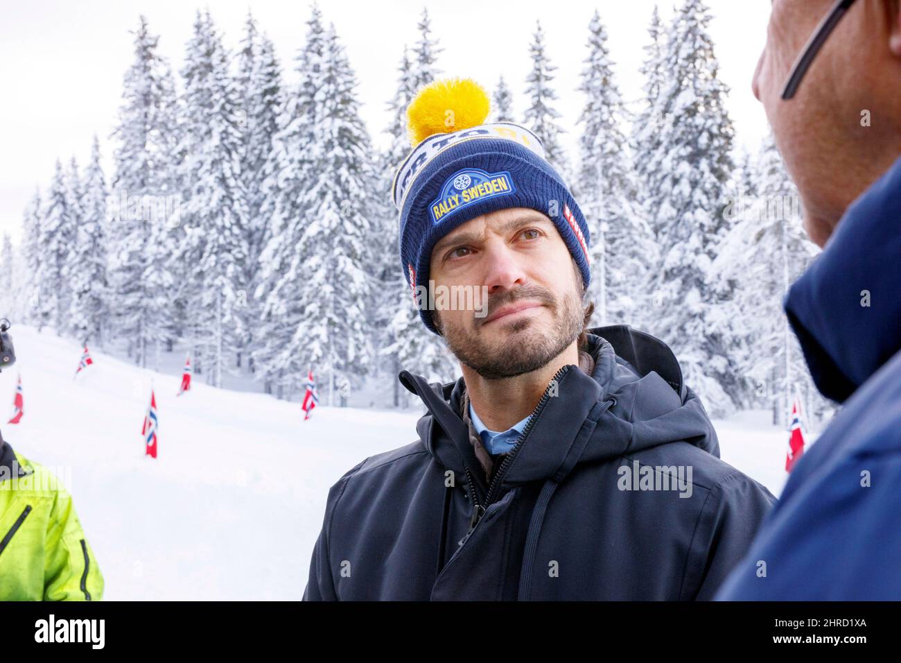 Prince Carl Philip at first day of Rally Sweden 2022. Umeå, Sweden 25 ...