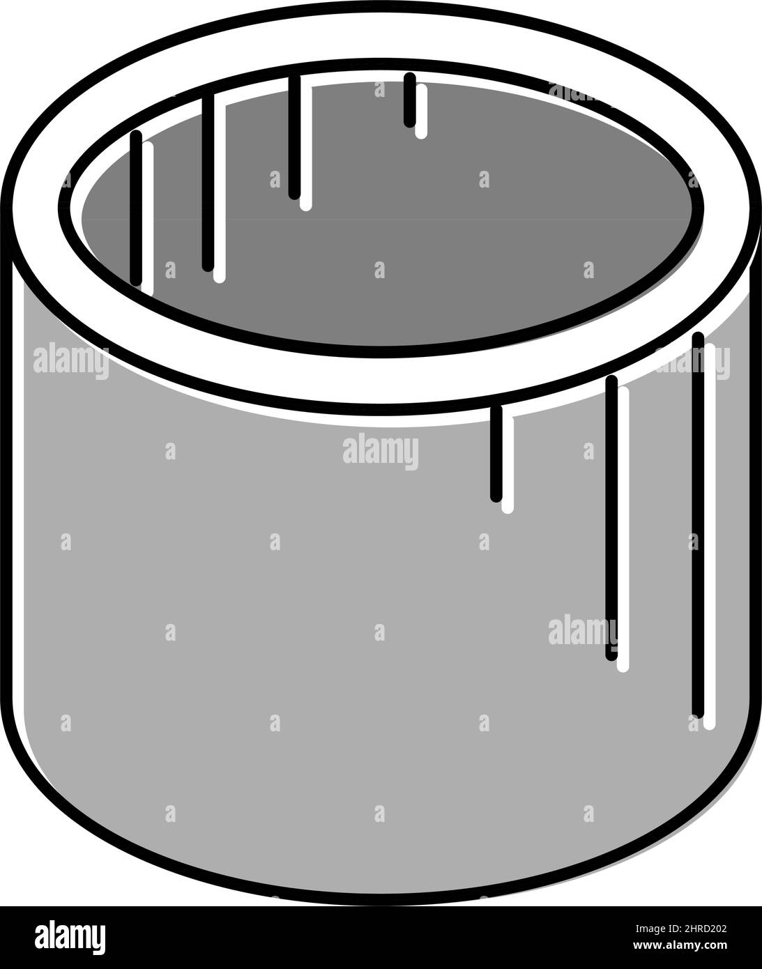 well rings concrete color icon vector illustration Stock Vector Image ...