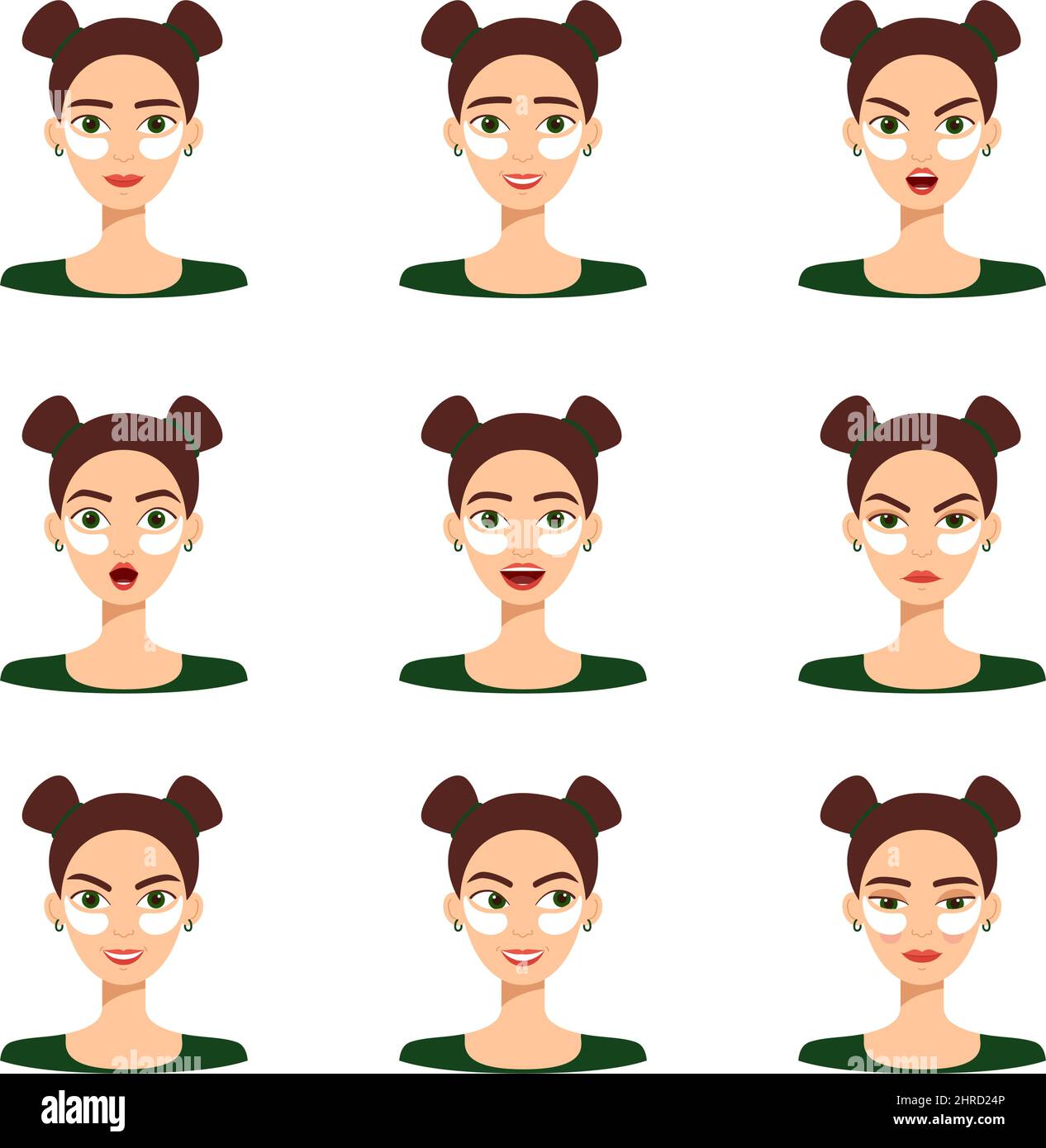 Woman expressing anger Stock Vector Images - Alamy