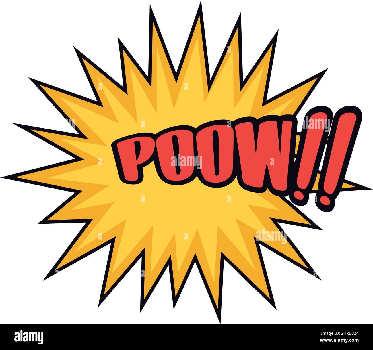 poow word pop art Stock Vector Image & Art - Alamy