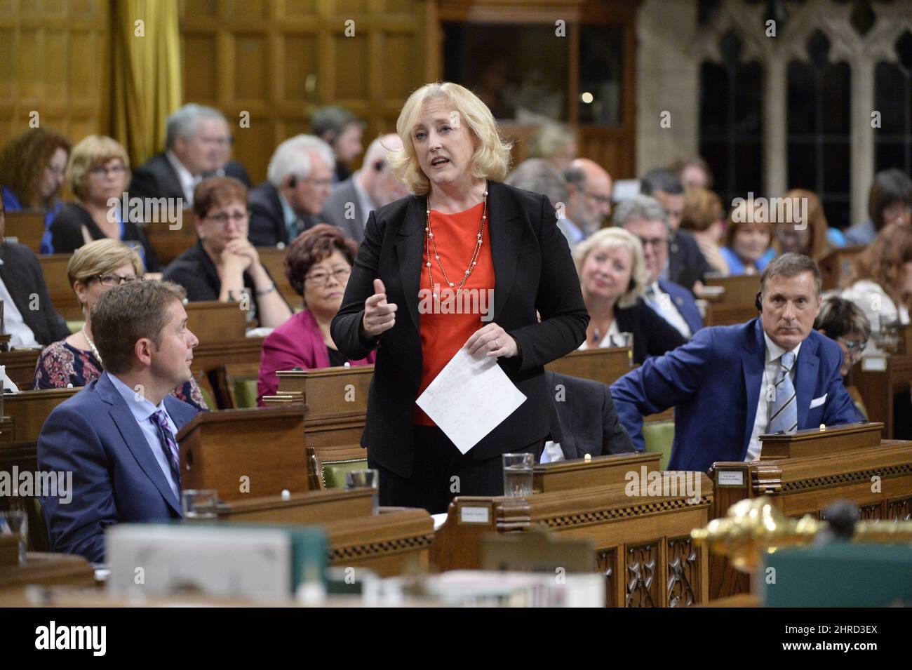 Conservative MP Lisa Raitt gives a statement on Alzheimer's disease ...