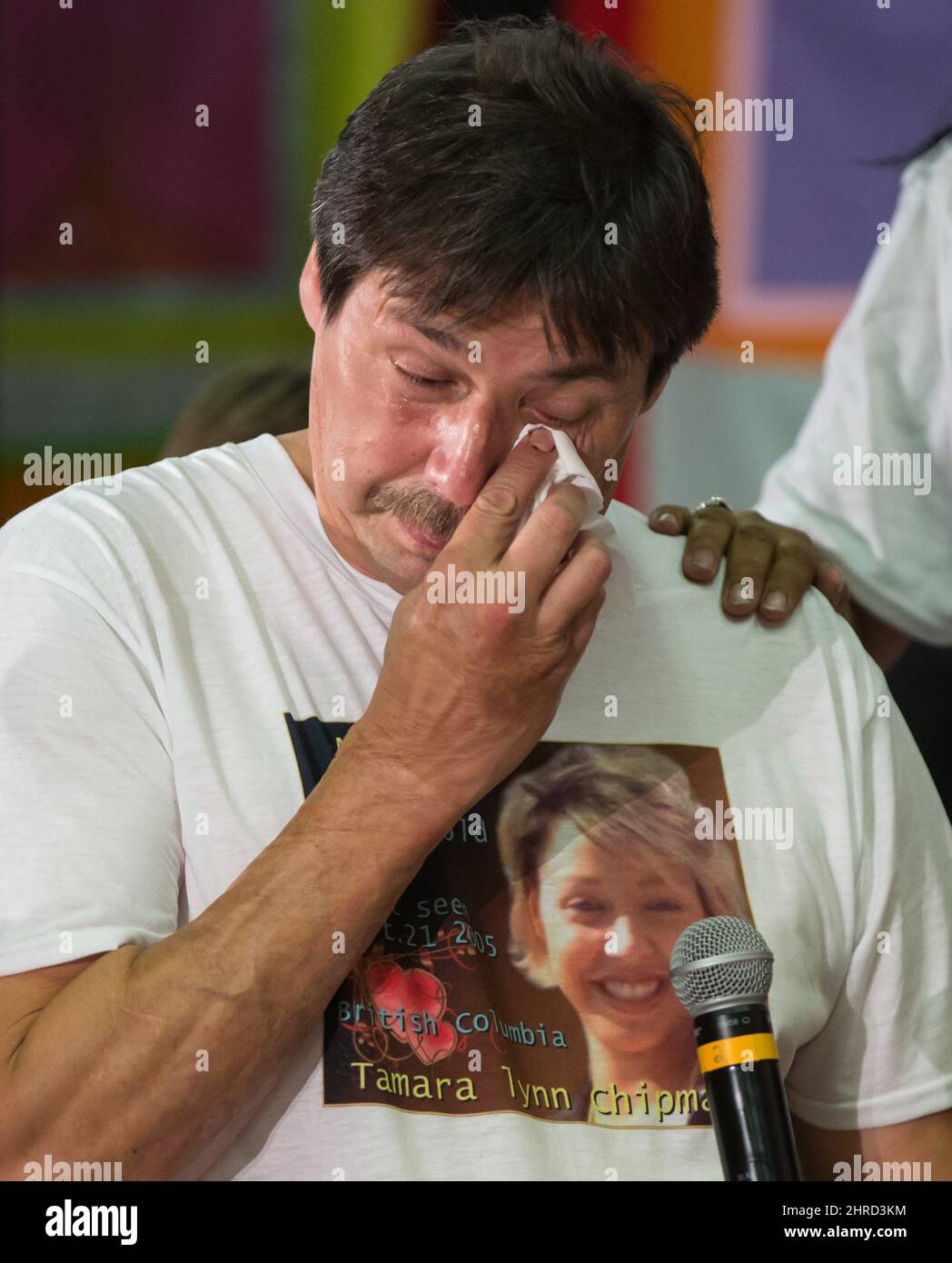 Tom Chipman wipes away tears while testifying about his daughter Tamara ...