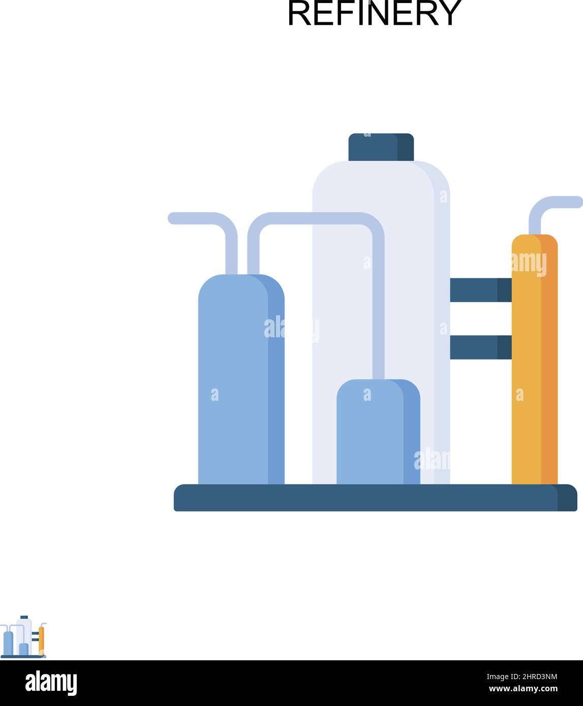 Work factory tube refinery petrochemical Stock Vector Images - Alamy