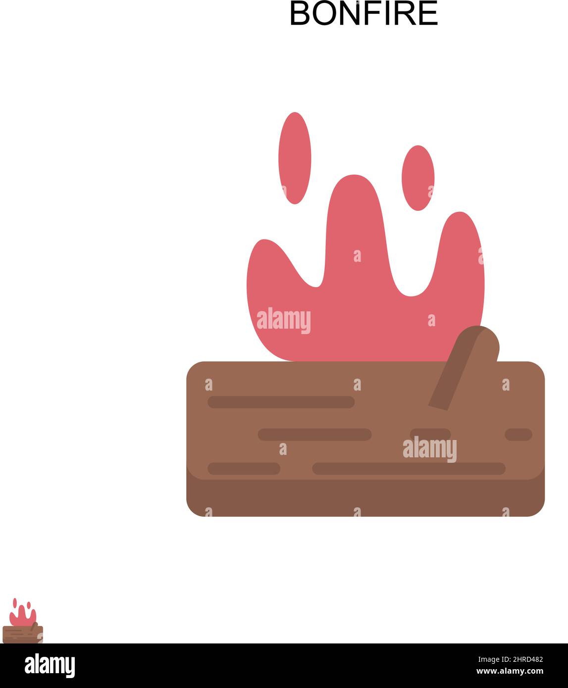 Bonfire symbol hi-res stock photography and images - Alamy