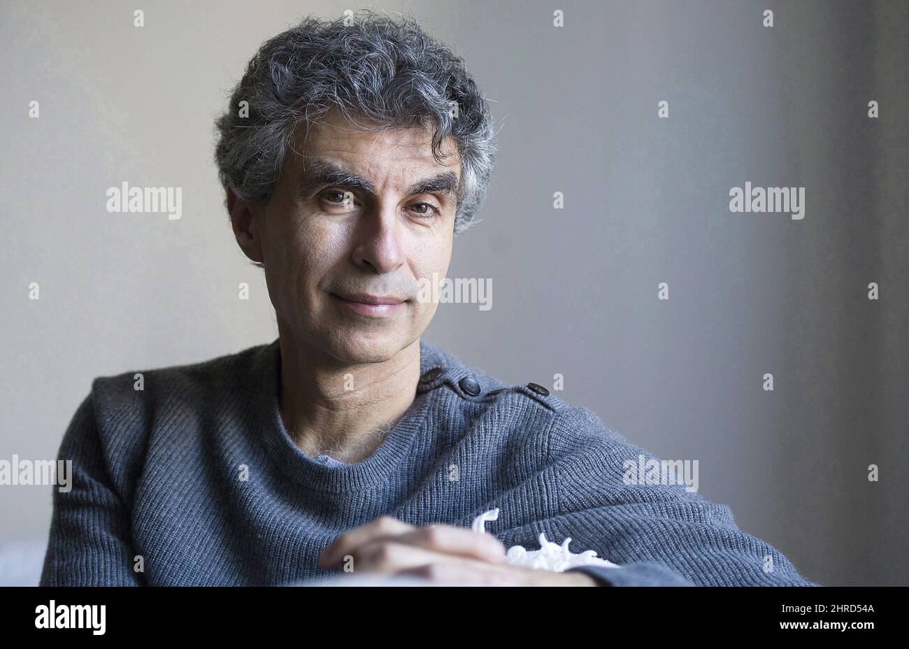 Computer Science professor Yoshua Bengio poses at his home in Montreal ...