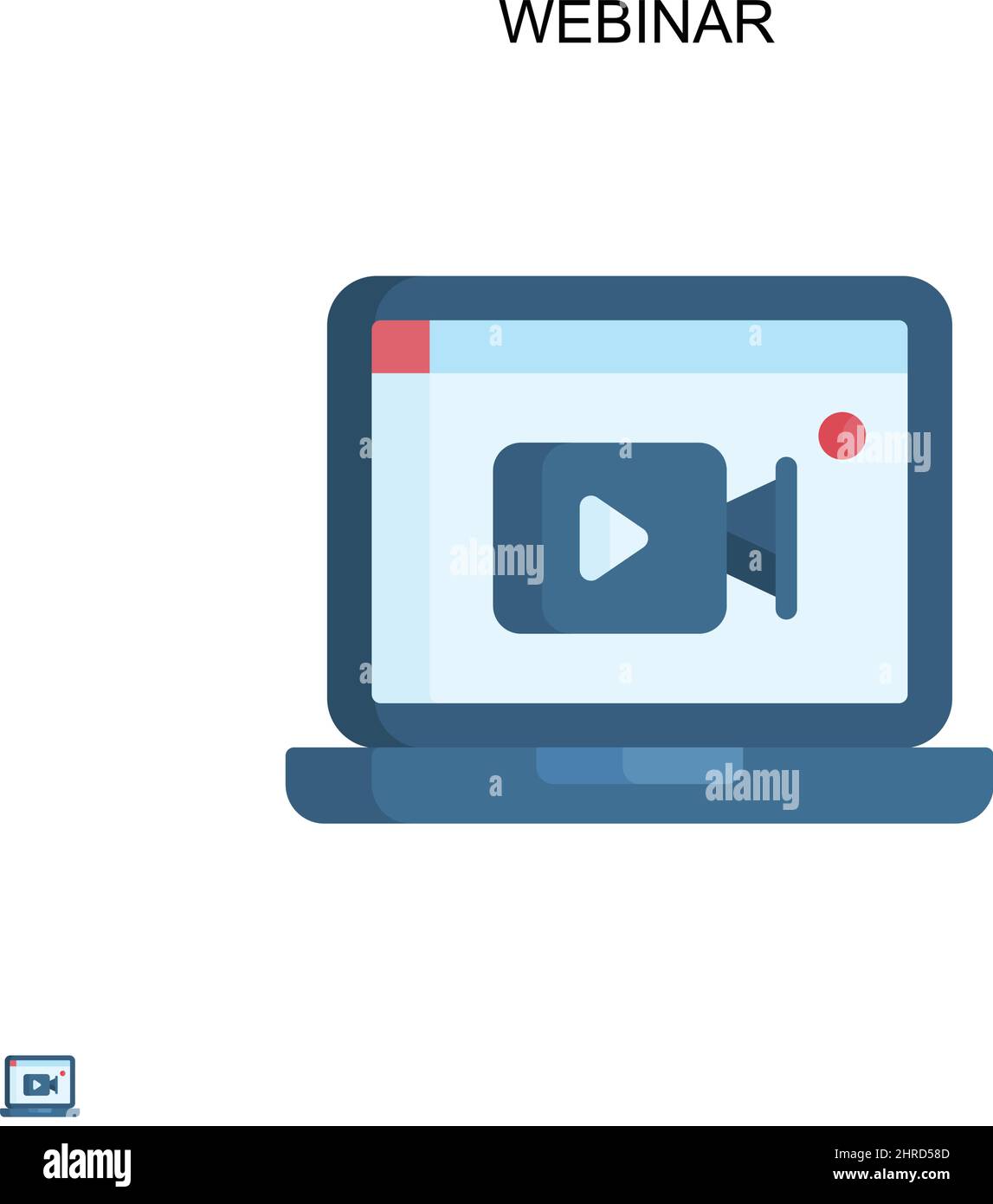 Webinar icon hi-res stock photography and images - Alamy