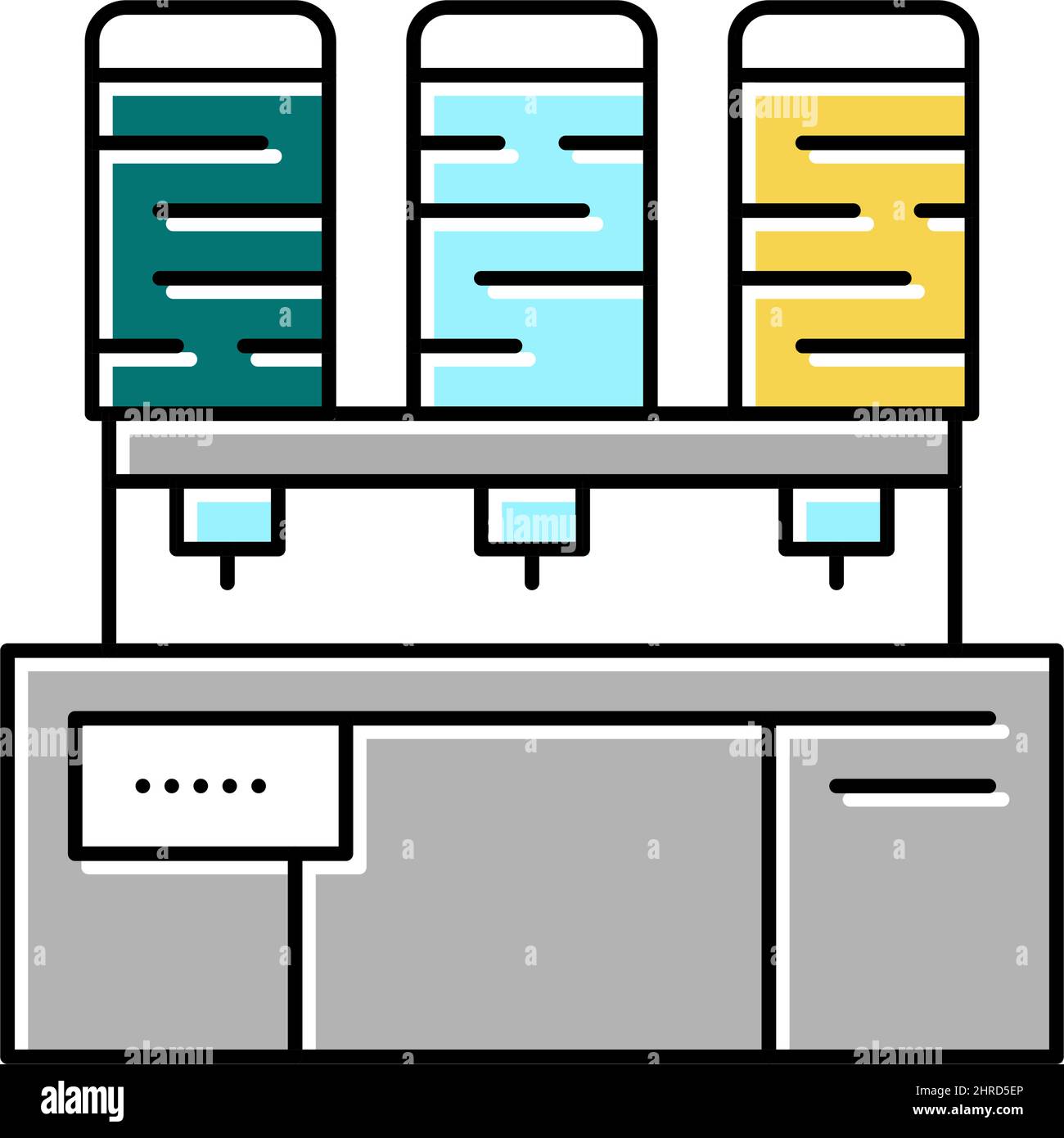 painting silk thread color icon vector illustration Stock Vector Image ...