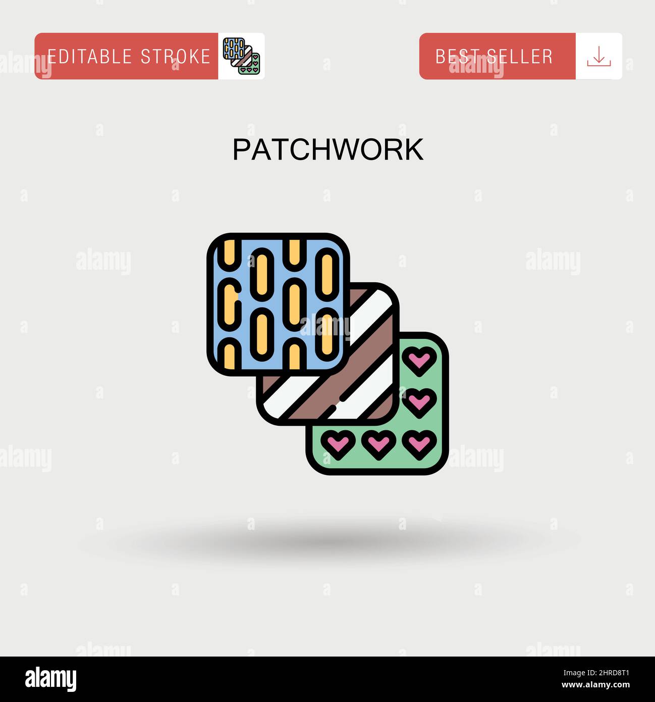 Patchwork art Stock Vector Images - Alamy