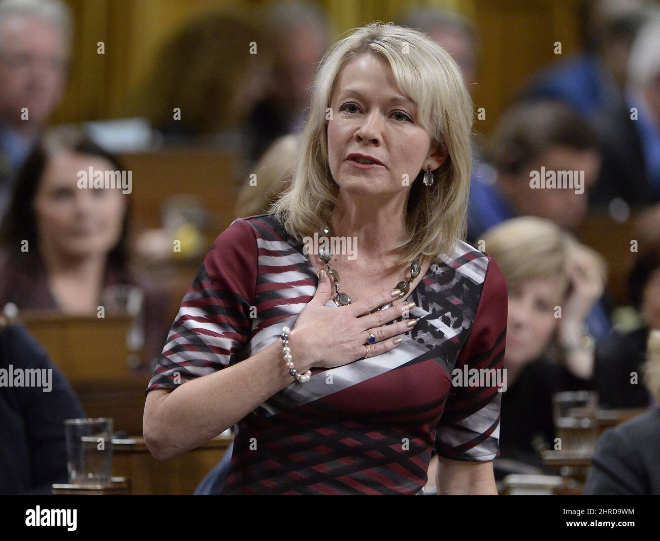 Conservative MP Candice Bergen rises during question period in the ...